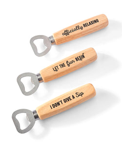 Oak Wood Bottle Opener – Finders Keepers Brantford Shop